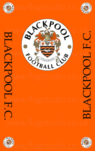 Coffin drape: Blackpool FC – Flag Studio