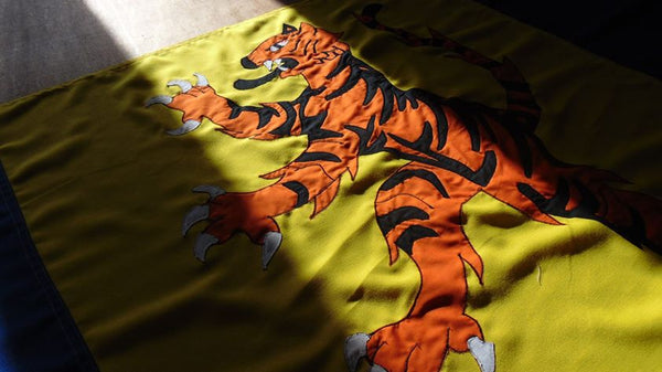 Quality affordable UK made custom Fenland Tiger Cambridge Fen flags ...