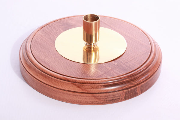 Circular single pole ceremonial flag pole base – Flag Studio